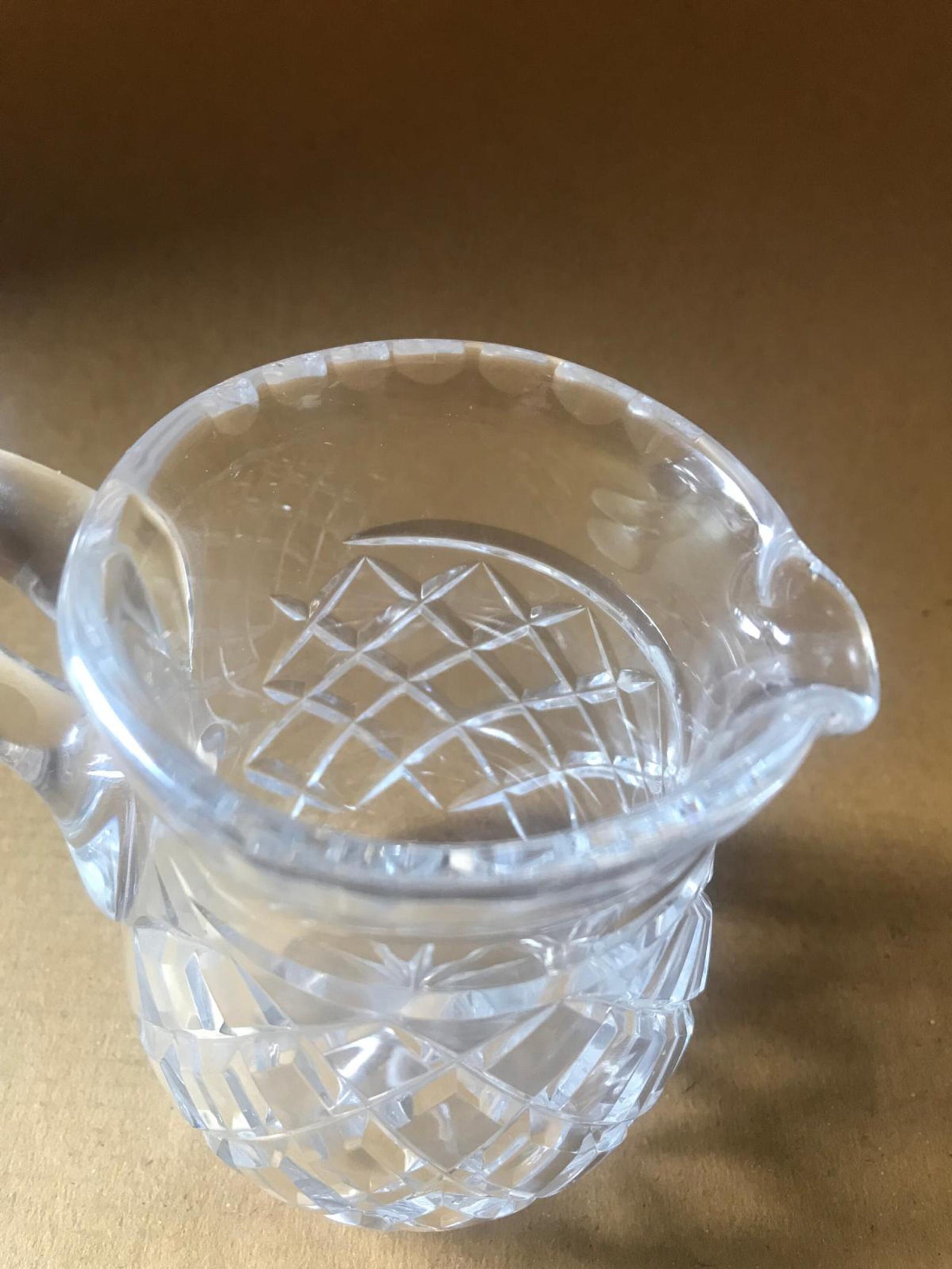 Vintage Waterford Crystal Creamer With Ice Lip. Free UK and US Delivery ...