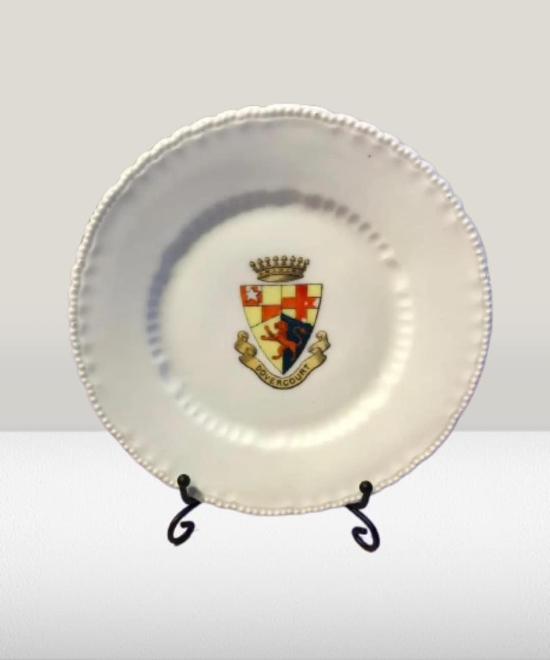 A Timeless Treasure: the Enchanting Antique Crest Ware Porcelain Plate ...