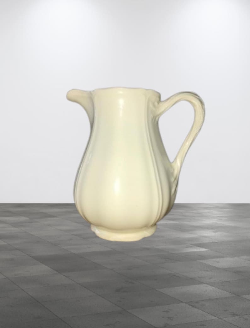 Wedgwood Queen's Ware Jug: 17cm Creamware Water Pitcher - Etsy Australia