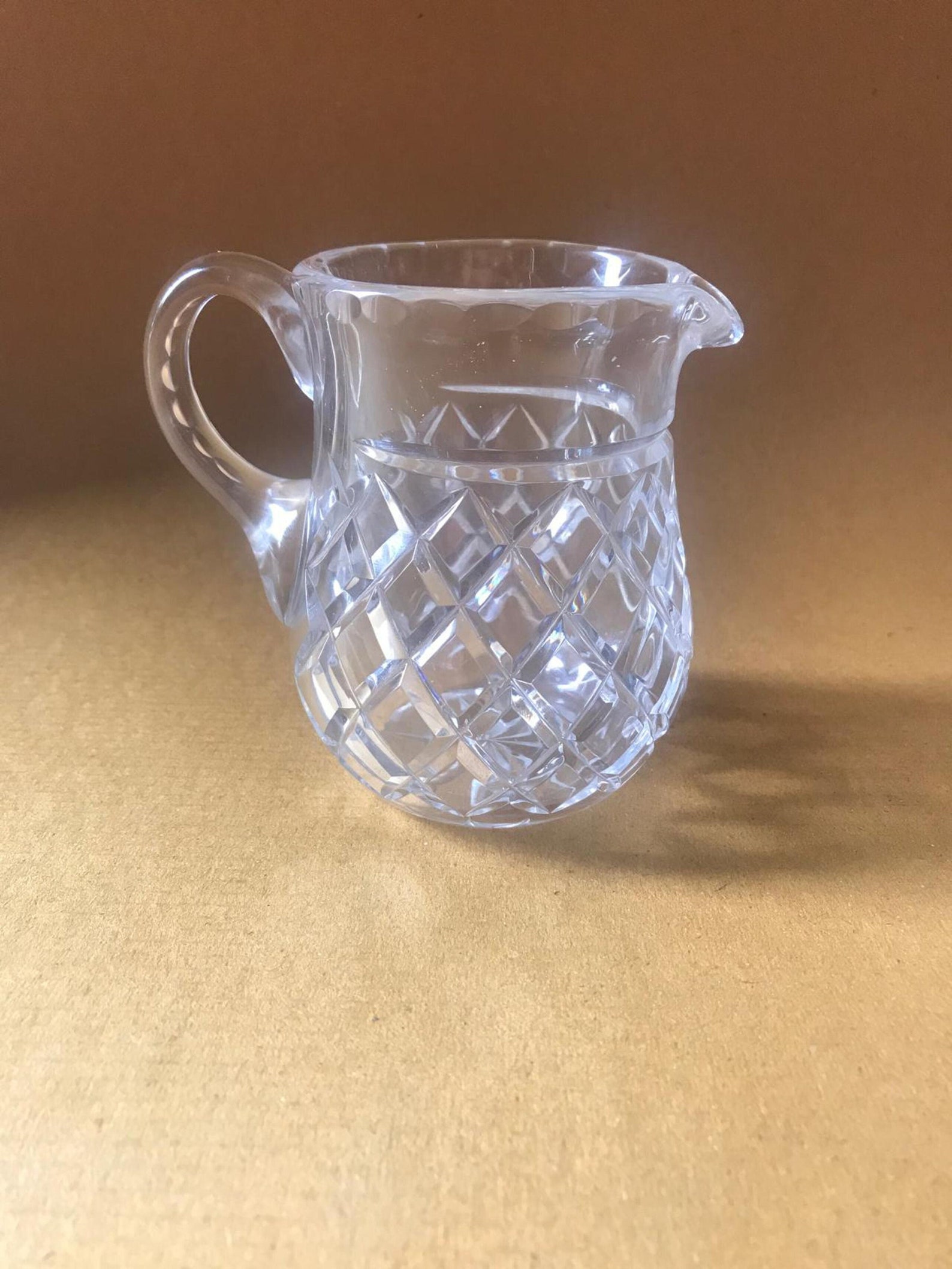 Vintage Waterford Crystal Creamer With Ice Lip. - Etsy
