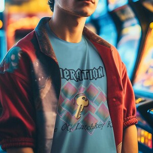 Generation X Original Latchkey Kids T-shirt, Unisex Tee, Nostalgia ...