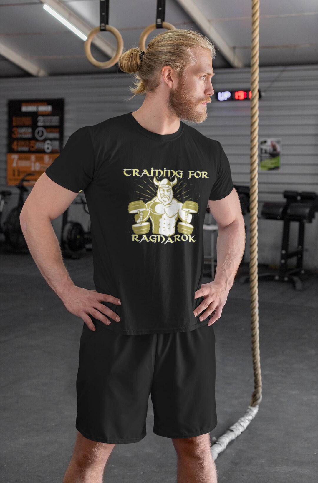 Ragnarok Training Tee, Norse Mythology Fan Shirt, Workout Apparel ...