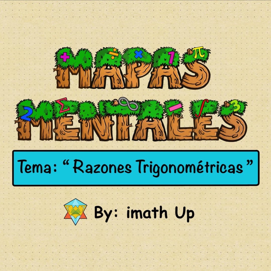 Printable Mind Map of TRIGONOMETRIC RATIOS - Imathup - Etsy