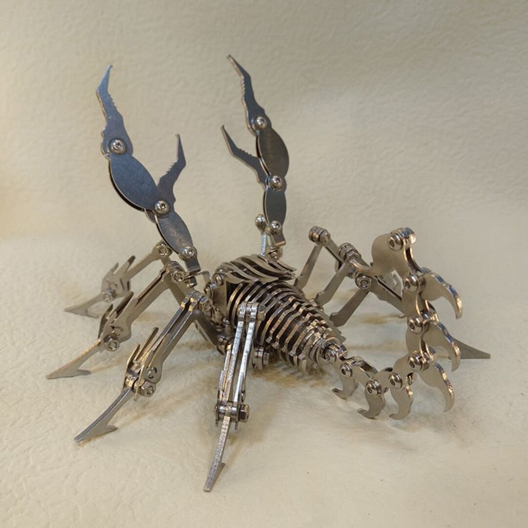 Gram Mechanical Scorpion Assembly Model Metal DIY Model - Etsy