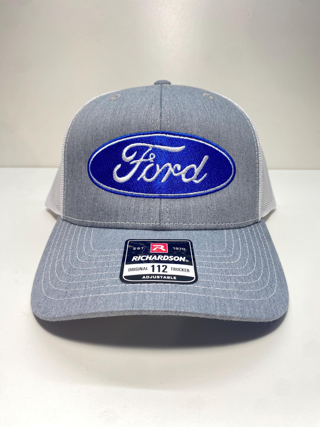 Ford Blue Oval Logo Design Hat, Custom Embroidery, Richardson 112. F150 ...