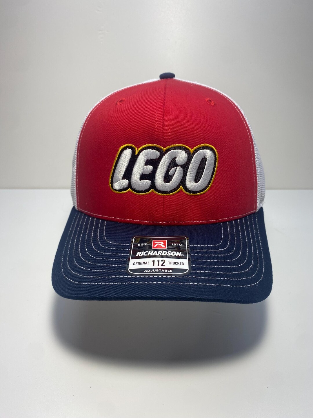 Lego Logo Hat Colorful Richardson 112 Snapback One Size Adjustable - Etsy