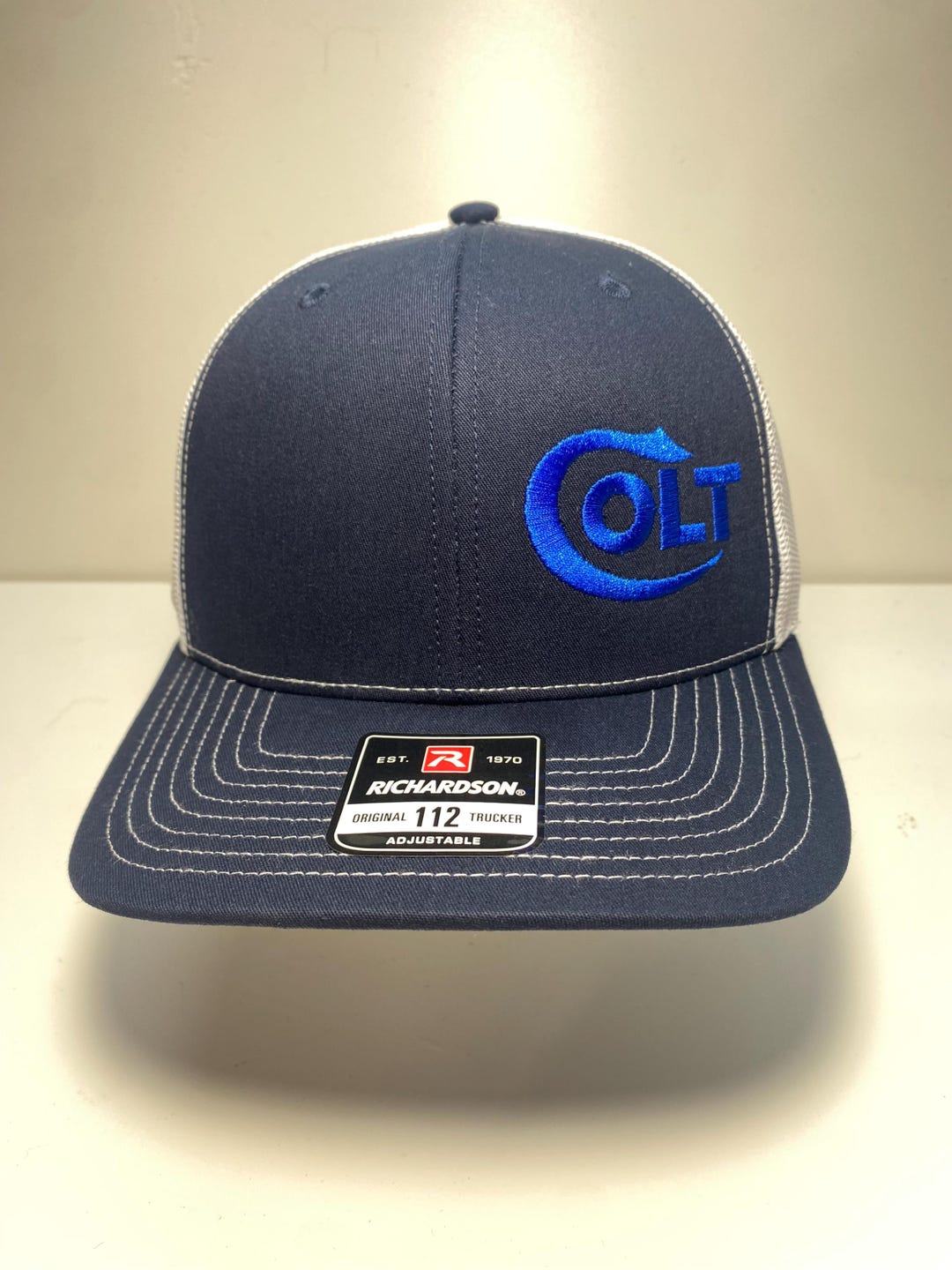 Colt Firearms Logo Hat, Embroidered Richardson 112 Snapback - Etsy