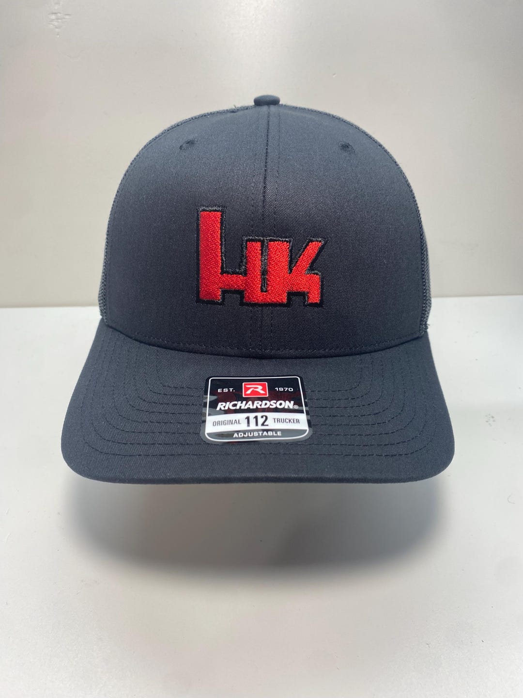 Heckler & Koch HK Logo Design Hat, Custom Embroidery, Richardson 112 ...