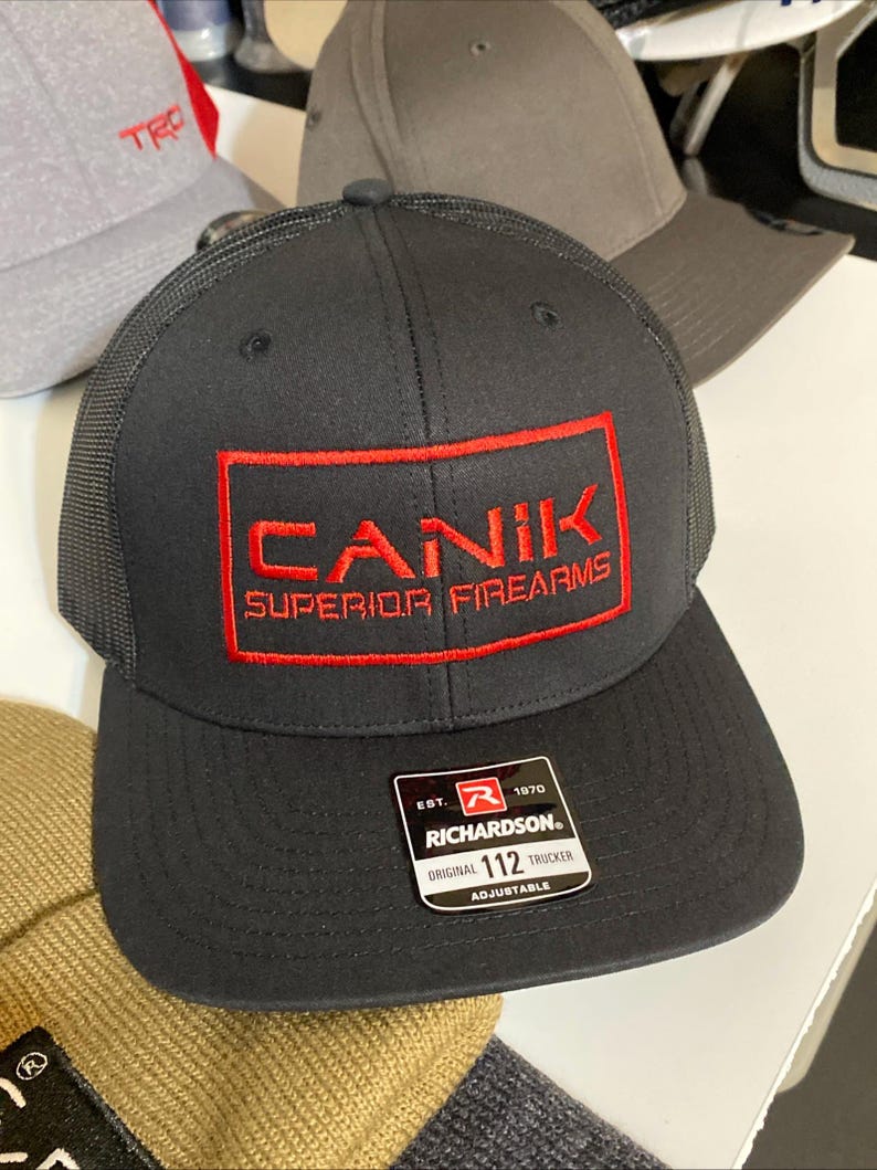 Canik Superior Firearms Logo Design Hat, Custom Embroidery, Richardson ...