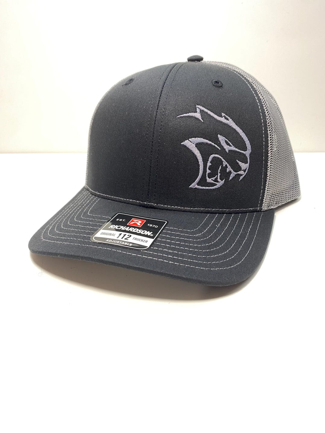 Dodge Hellcat Logo Men’s Hat, Custom Embroidery, Richardson 112 ...