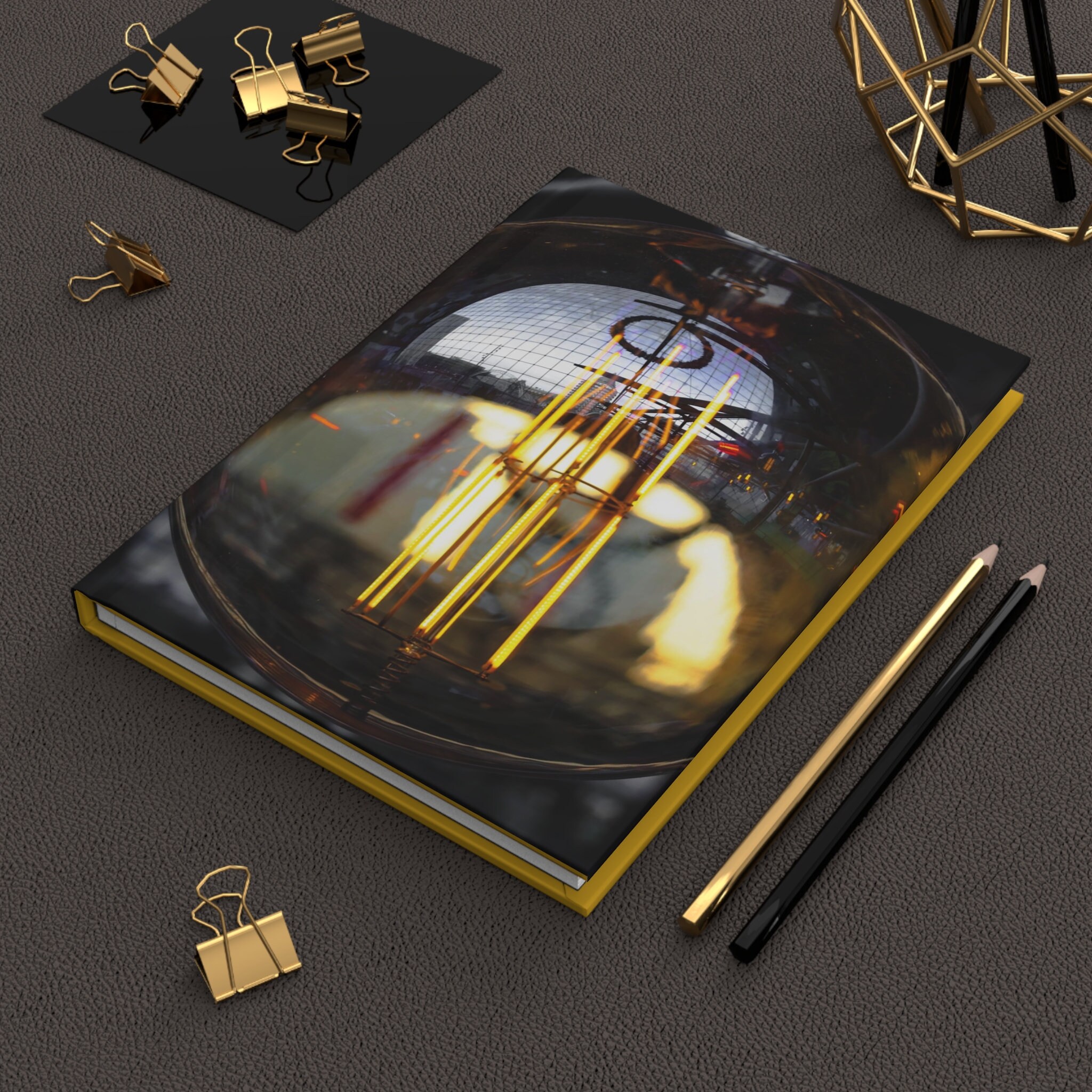 Hardcover Eddison Lightbulb Journal Matte - Etsy