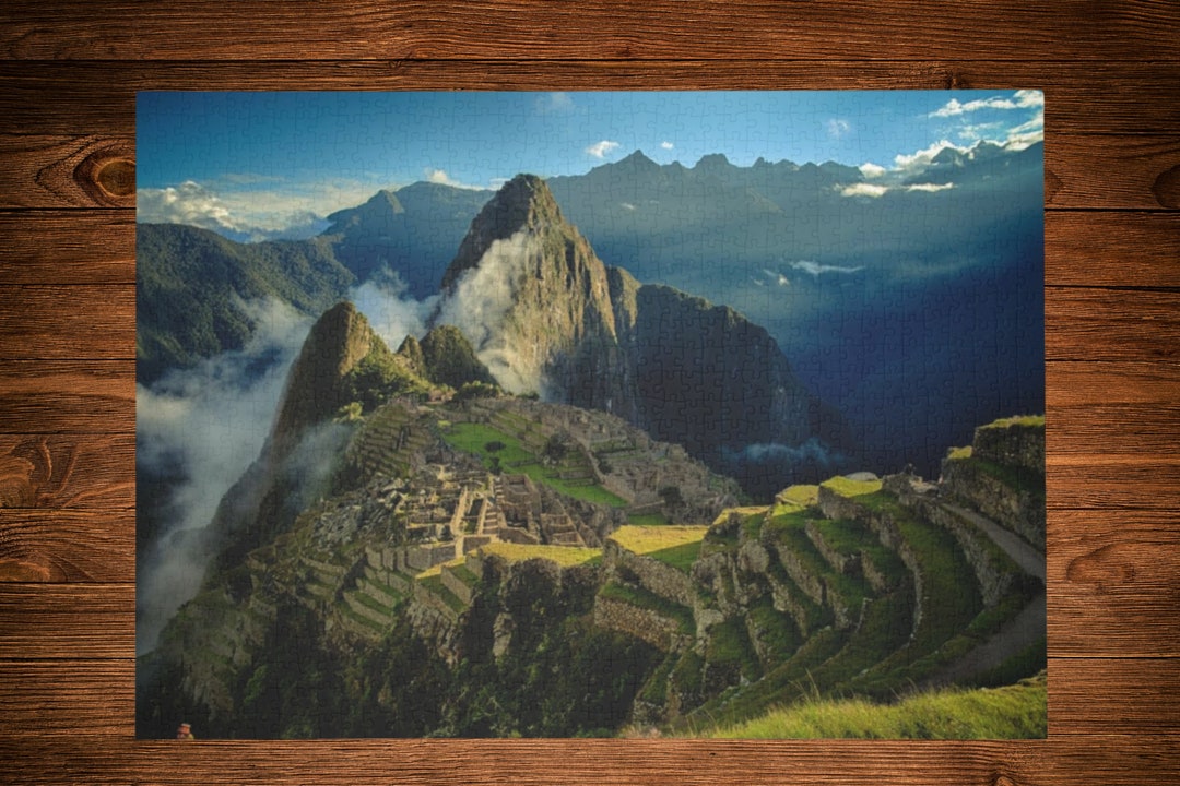 Machu Picchu Inca Citadel World Wonder Puzzle 1000-piece Jigsaw - Etsy