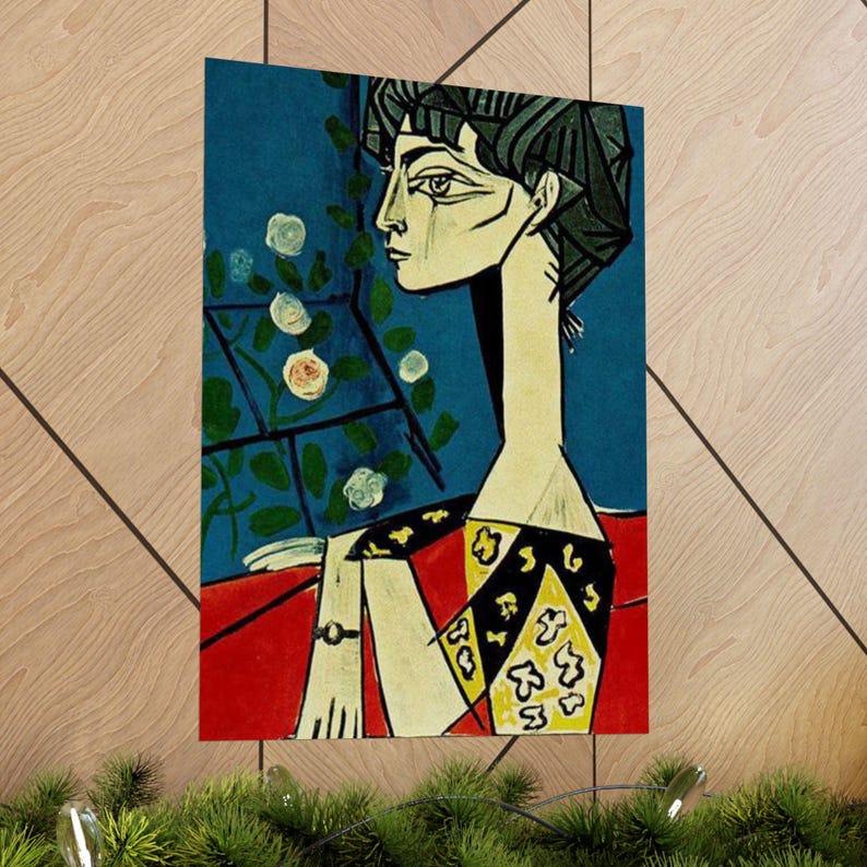 Pablo Picasso Jacqueline With Flowers Matte Vertical Posters - Etsy