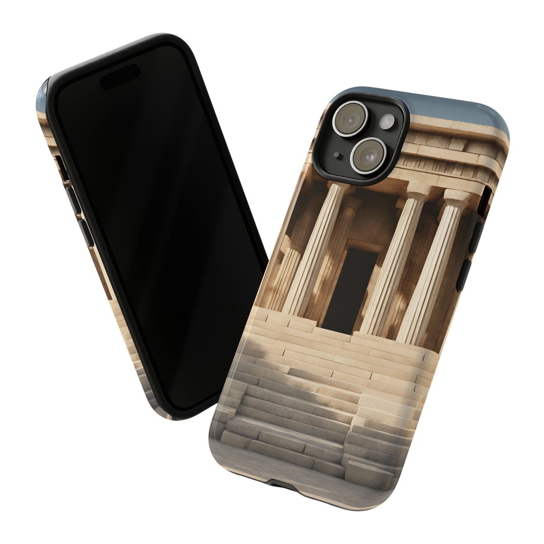 IPhone 15 Ancient Greek Temple Zeus King of Gods Tough Phone Cases - Etsy