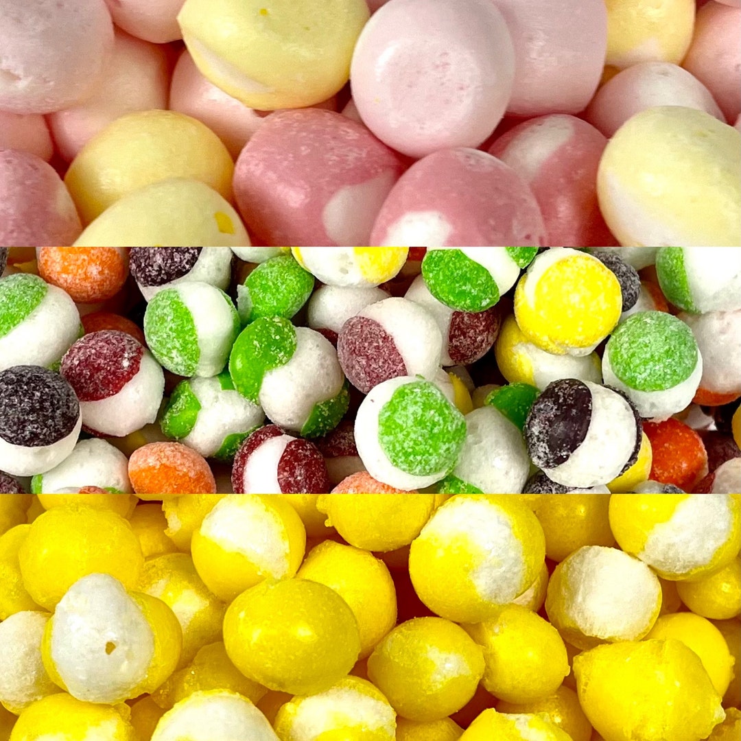 Freeze Dry Candy Sample Sour Mix Pack, Lemonheads, Sour Skittles, Sour ...