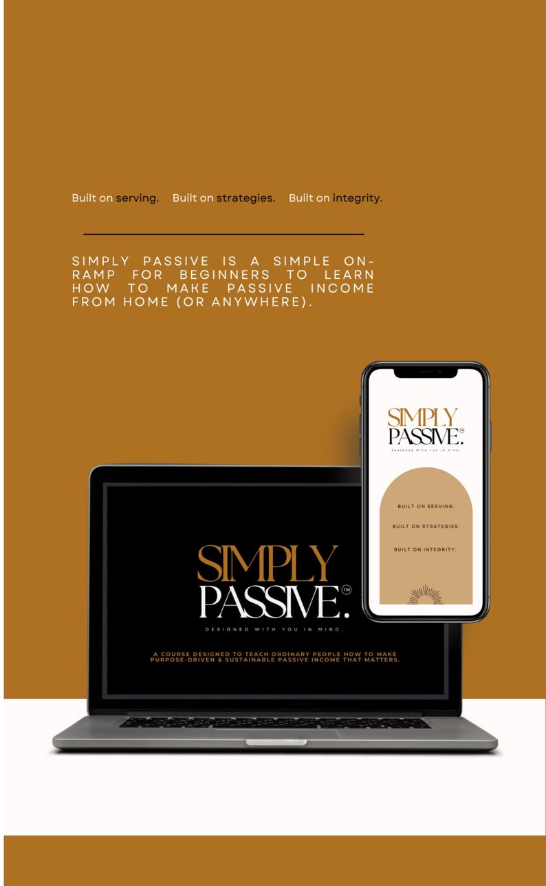 Simply Passive Digital Marketing Course MRR - Etsy