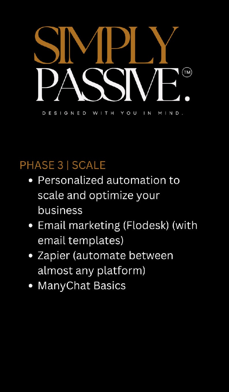 Simply Passive Digital Marketing Course MRR - Etsy