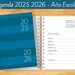 Agenda 2025 2026 Diaria - Año Escolar - Imprimible - Agosto a Julio ...