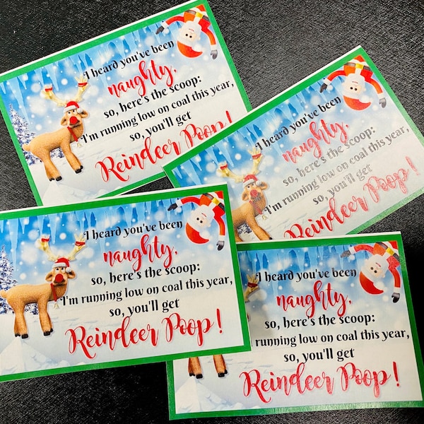 Reindeer Poop - Etsy