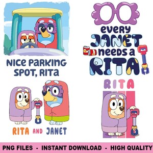 Bluey Rita Png Images - Etsy