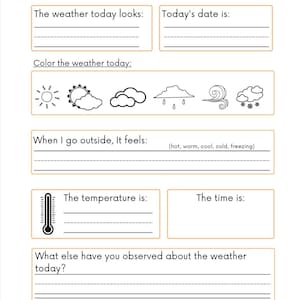 Weather Packet - Etsy