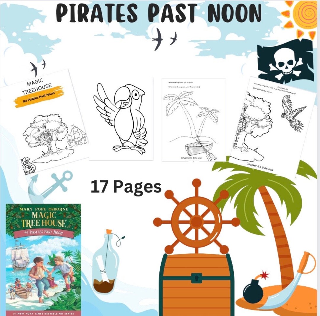 Magic Treehouse Pirates Past Noon - Etsy