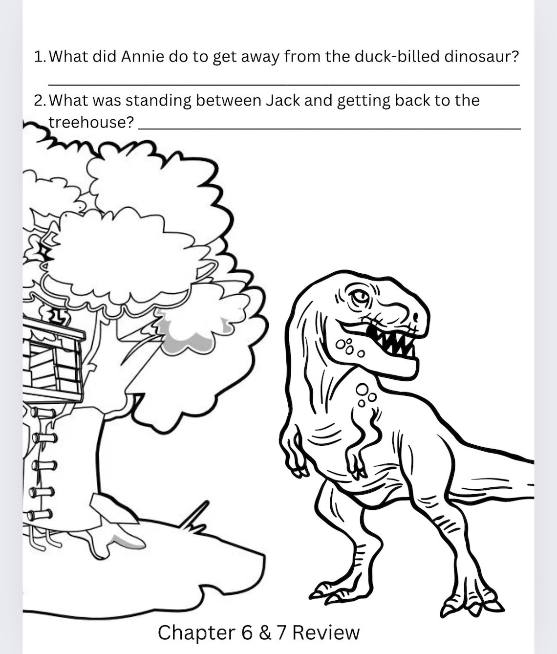 The Magic Treehouse Dinosaurs Before Dark - Etsy