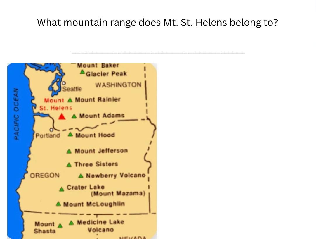 Mt St Helen’s Workbook - Etsy