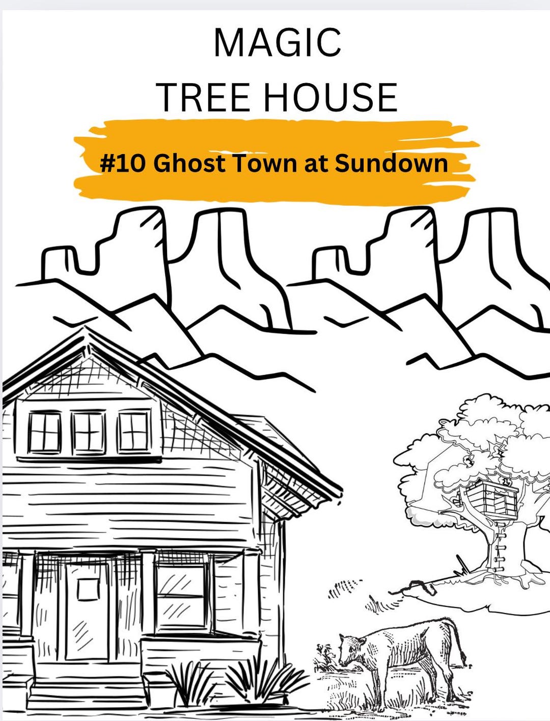 The Magic Treehouse Book Number 10. Ghost Town at Sundown. - Etsy