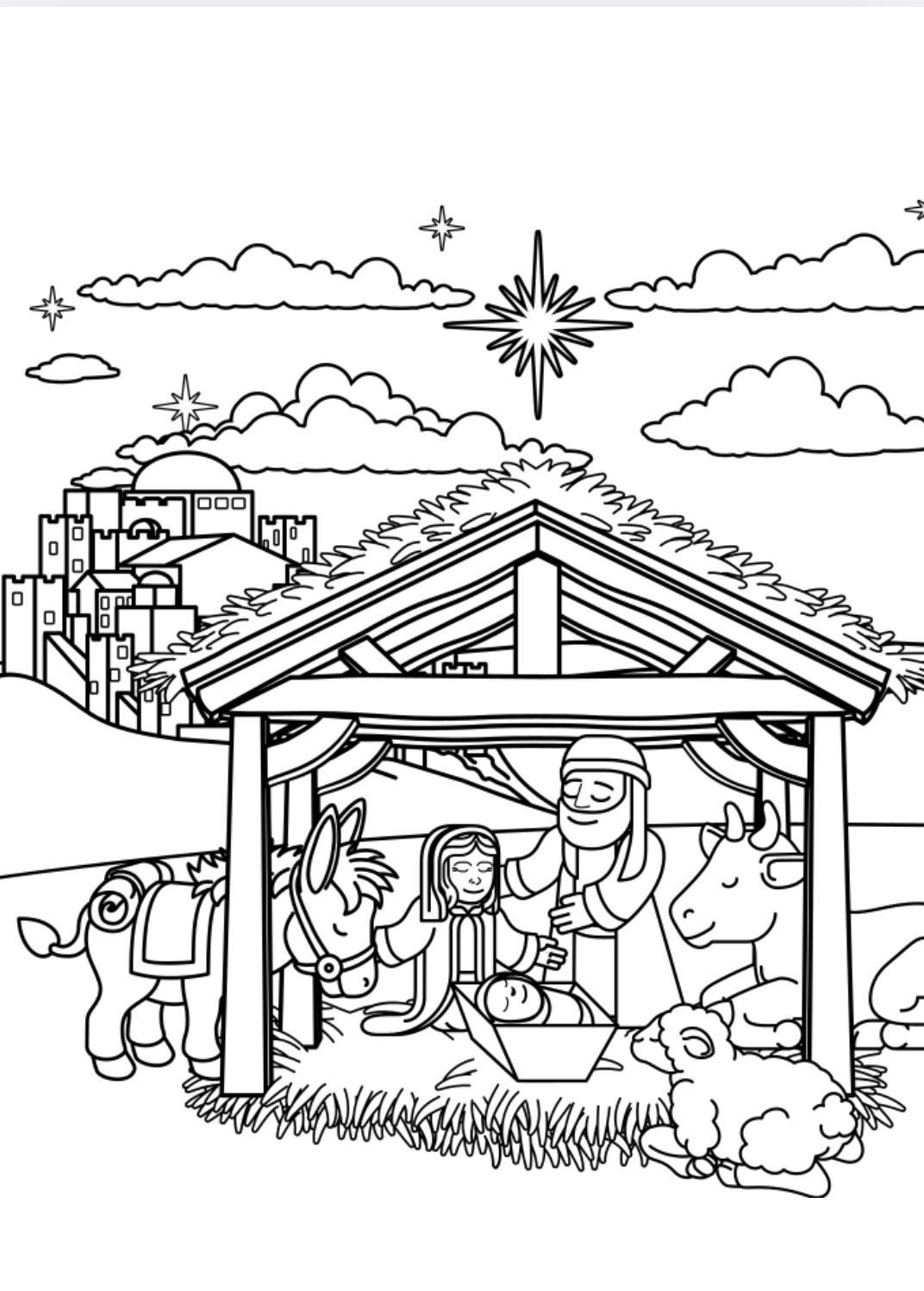 The Christmas Story Coloring Book - Etsy