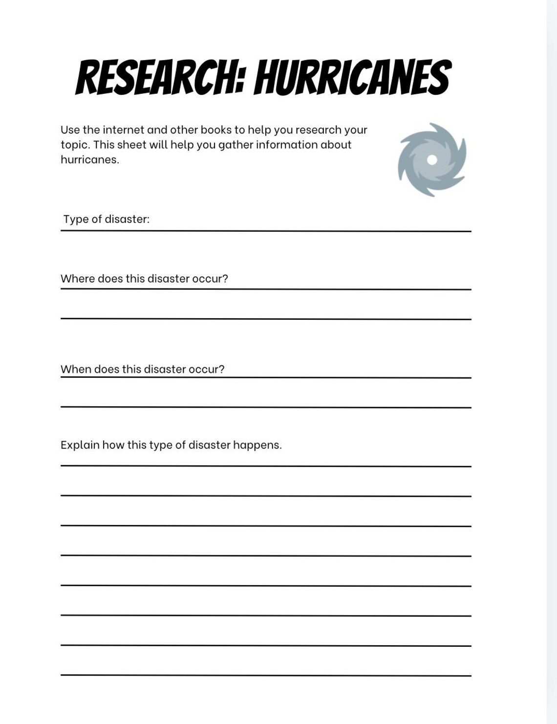 Elementary Weather Unit Packet - Etsy
