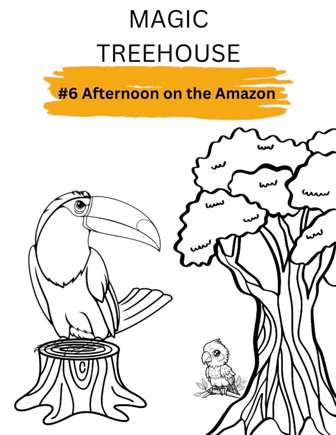 The Magic Treehouse Book 6 Afternoon on the Amazon - Etsy