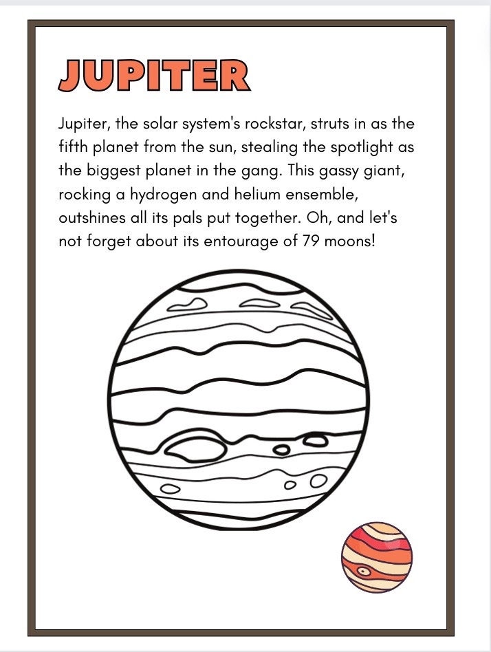Solar System Packet - Etsy