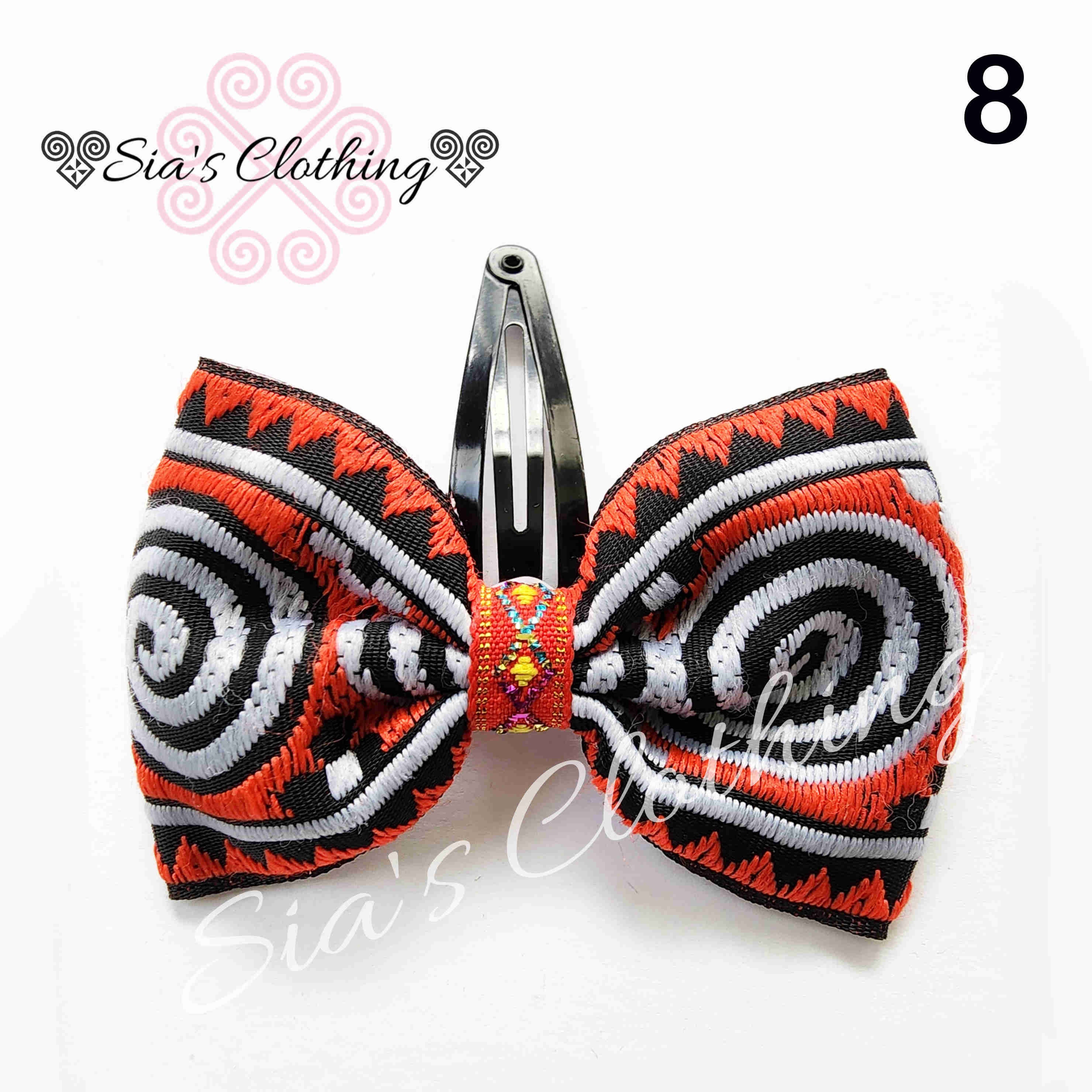 Hmong Hair Clip | Hmong Hair Bow | Hmong Gift | Girl Bow Clip | Hmong ...