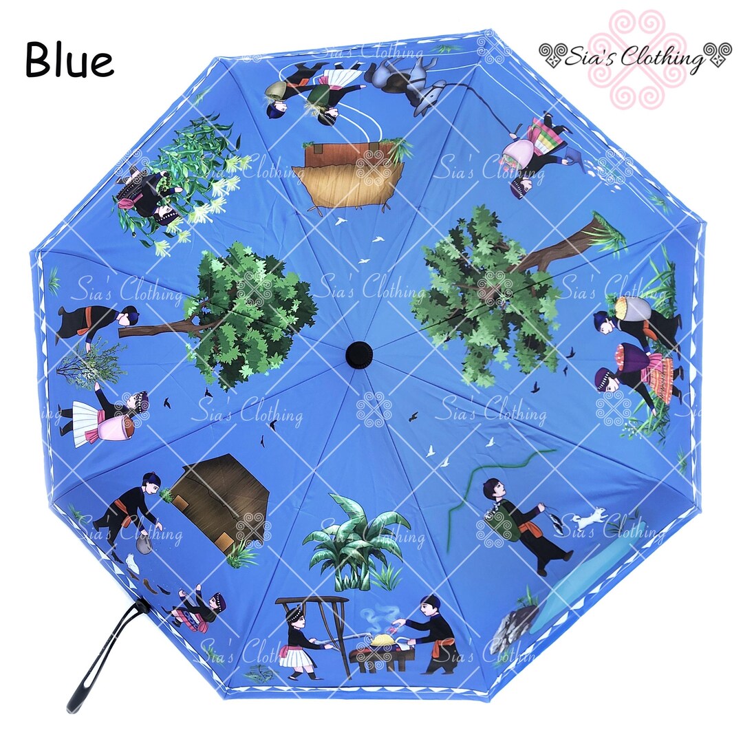 Hmong Umbrella Hmong Paj Ntaub Accessory Hmong Story Parasol Hmoob ...