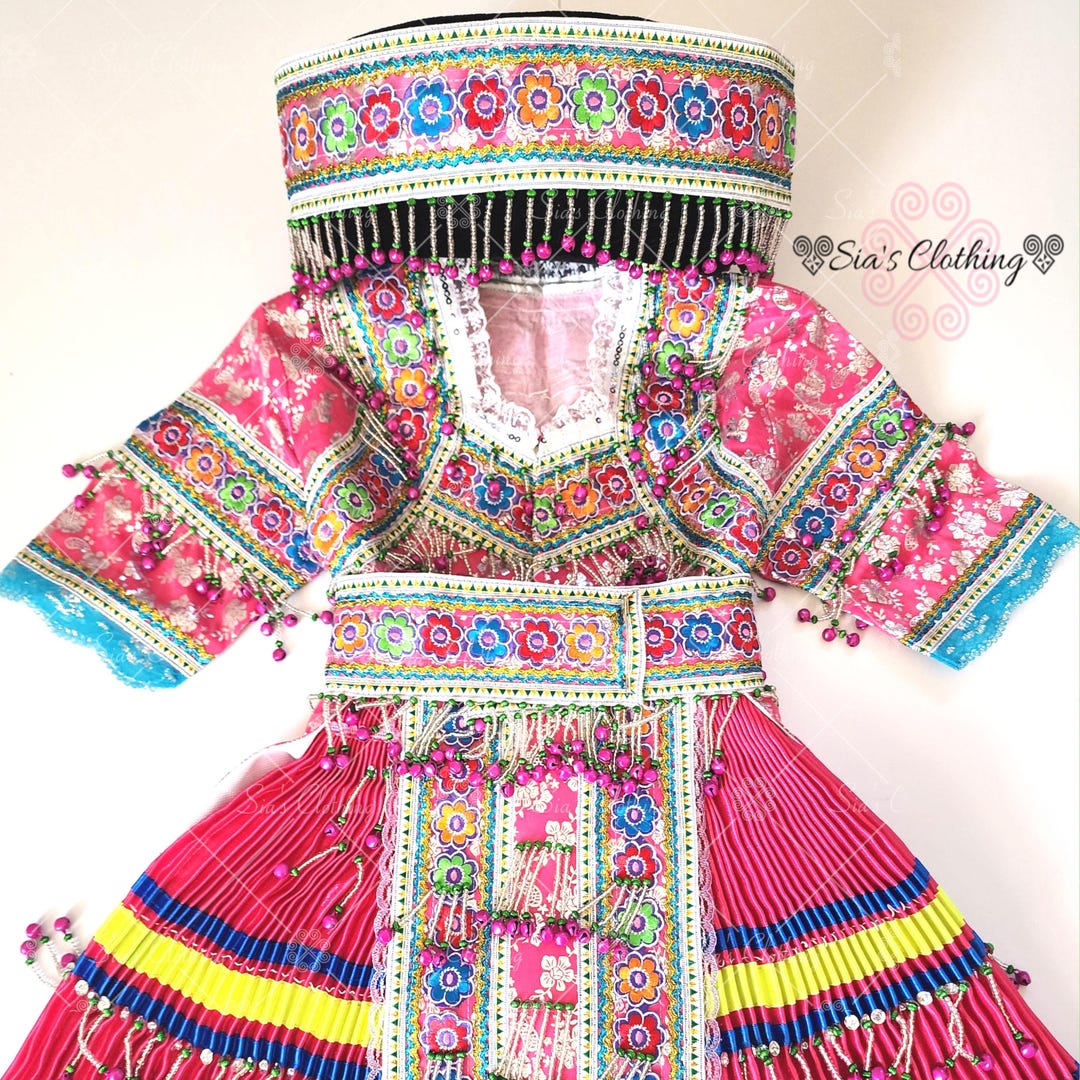 Hmong Chinese Dress Hmong Handmade Art Creation Hmong Girl Design Hmong ...