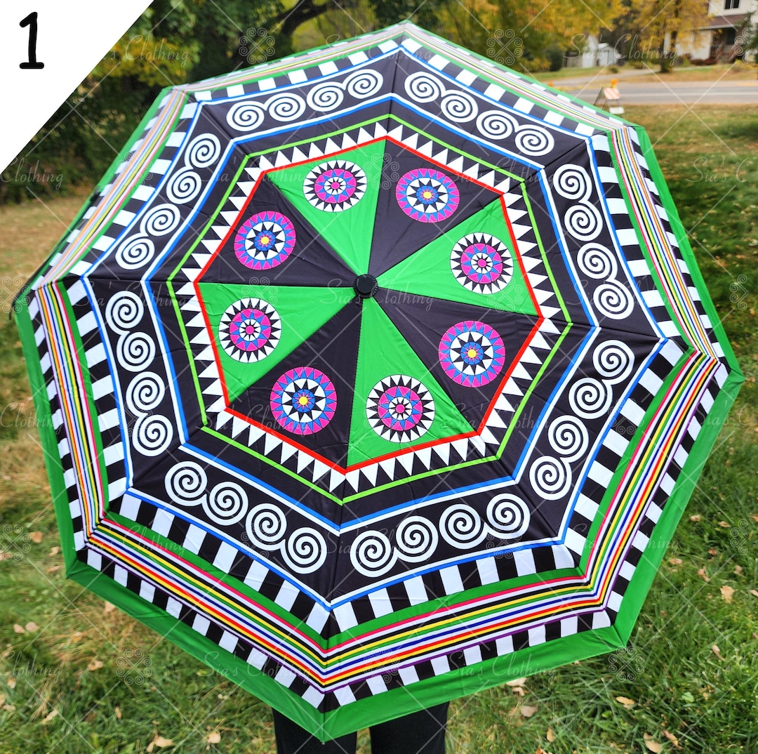Hmong Umbrella Hmong Paj Ntaub Accessory Hmong Story Parasol Hmoob ...
