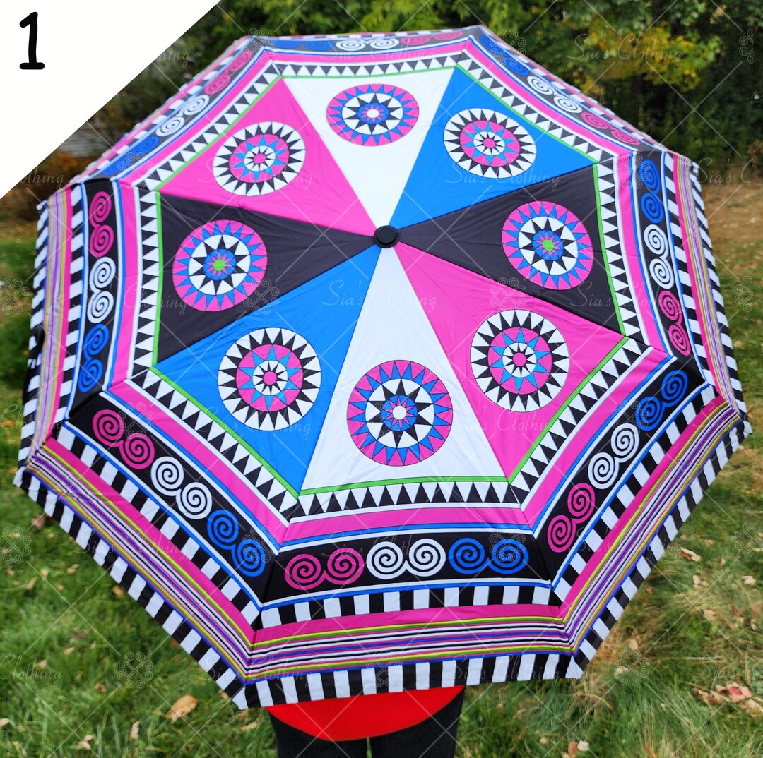 Hmong Umbrella Hmong Paj Ntaub Accessory Hmong Story Parasol Hmoob ...