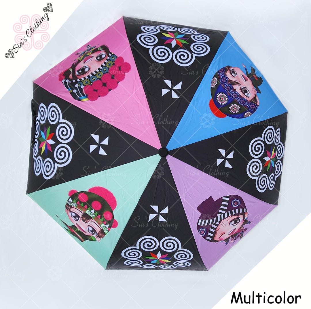 Hmong Umbrella Hmong Paj Ntaub Accessory Hmong Story Parasol Hmoob ...