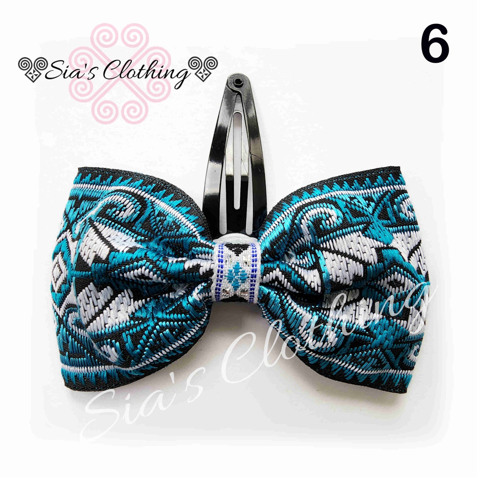 Hmong Hair Clip | Hmong Hair Bow | Hmong Gift | Girl Bow Clip | Hmong ...