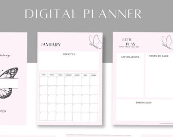 ULTIMATE 2024 Digital Planneripad,goodnotes Productivity Yearly Goals ...