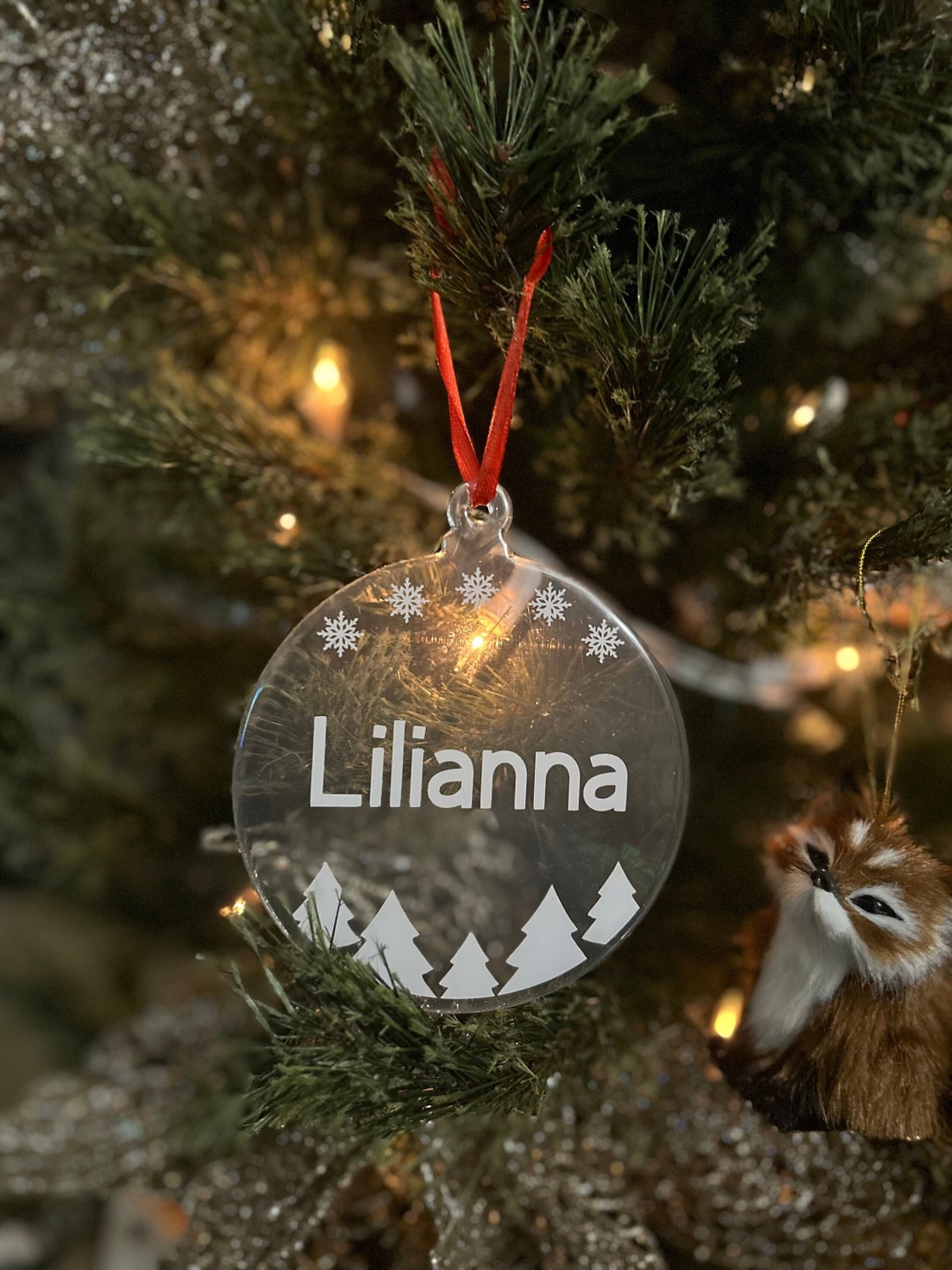Personalized Name Christmas Ornament - Etsy