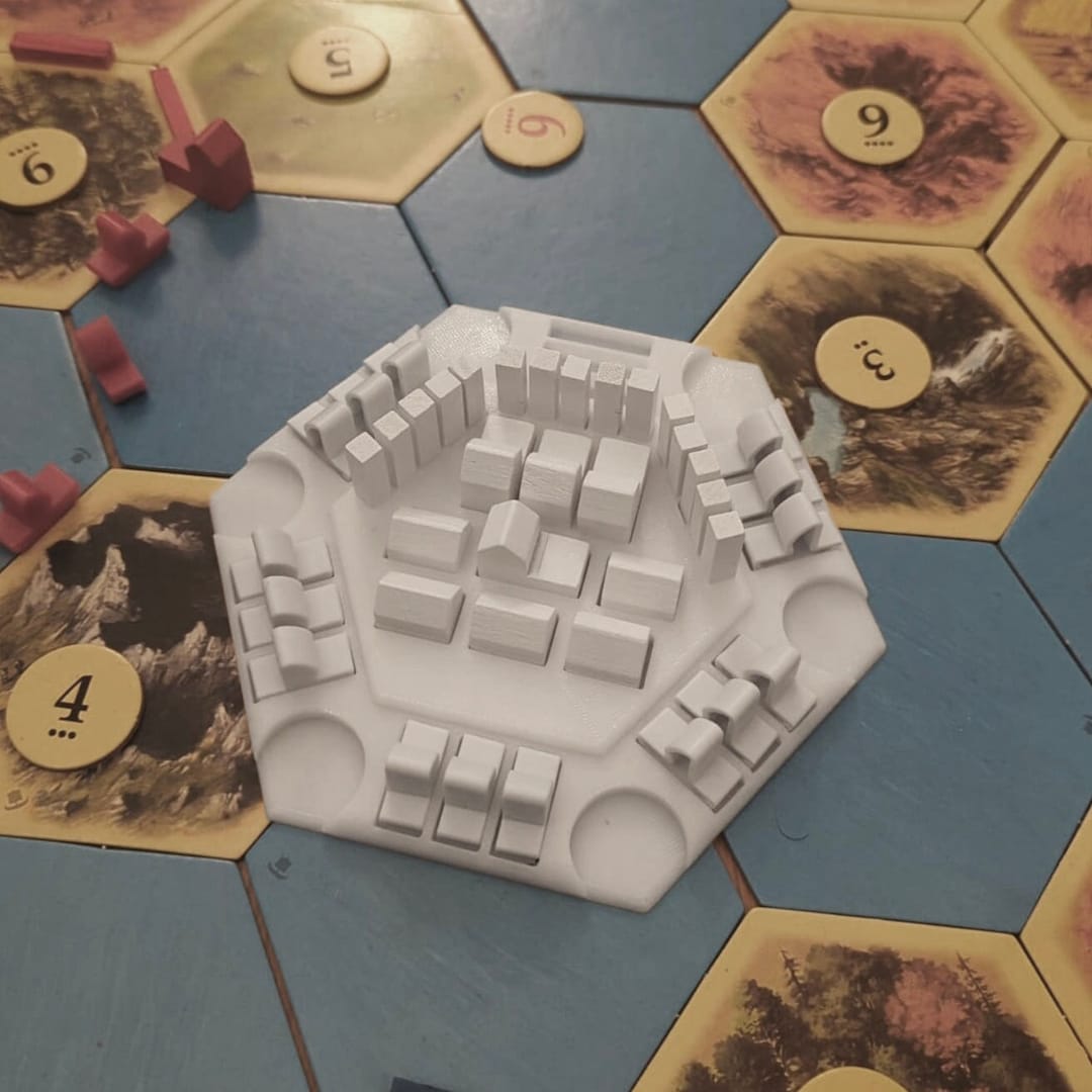 Personalised Catan Piece Holder - 3D Printed Board Game Organiser - Etsy