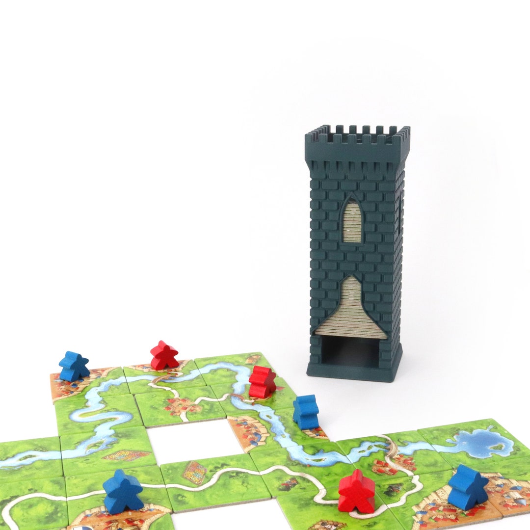 Castle Tile Dispenser for Carcassonne - Elevate Your Game Night! - Etsy