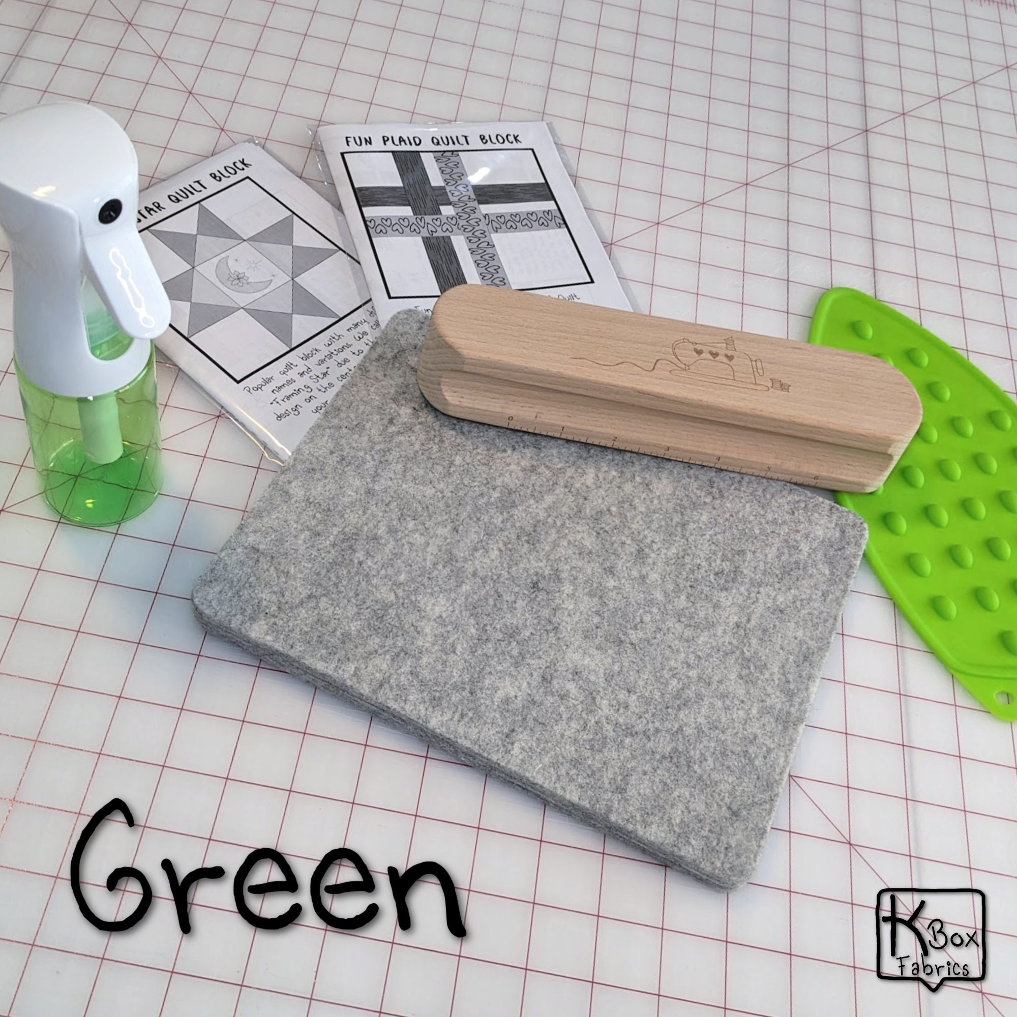 Ironing Station Gift Box Quilters Wool Pressing Mat, Silicone Ironing ...