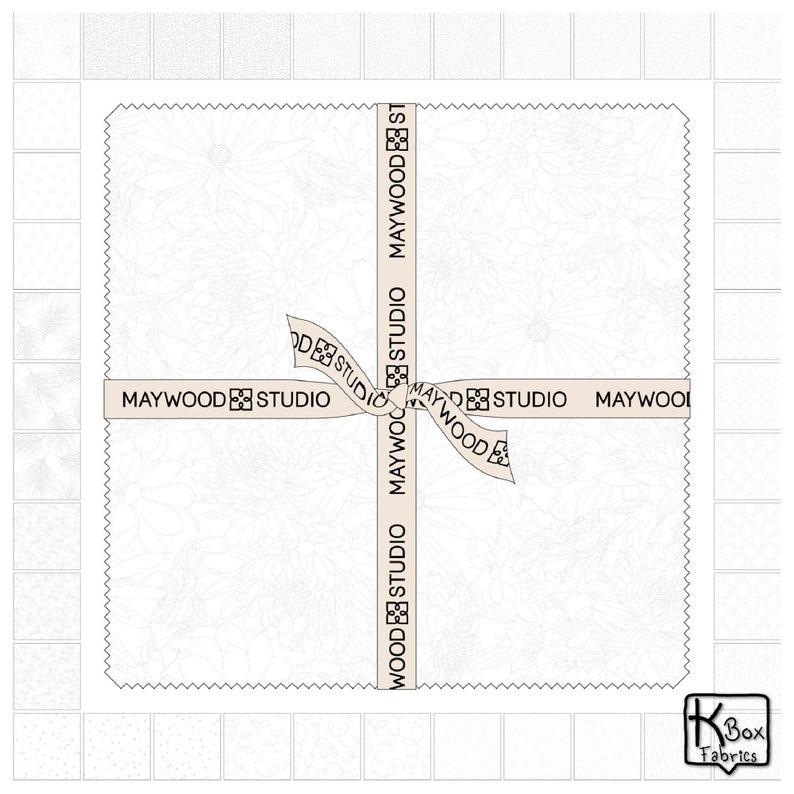 10 Inch Square Layer Cake Stacker 42 Pieces White on White Maywood ...