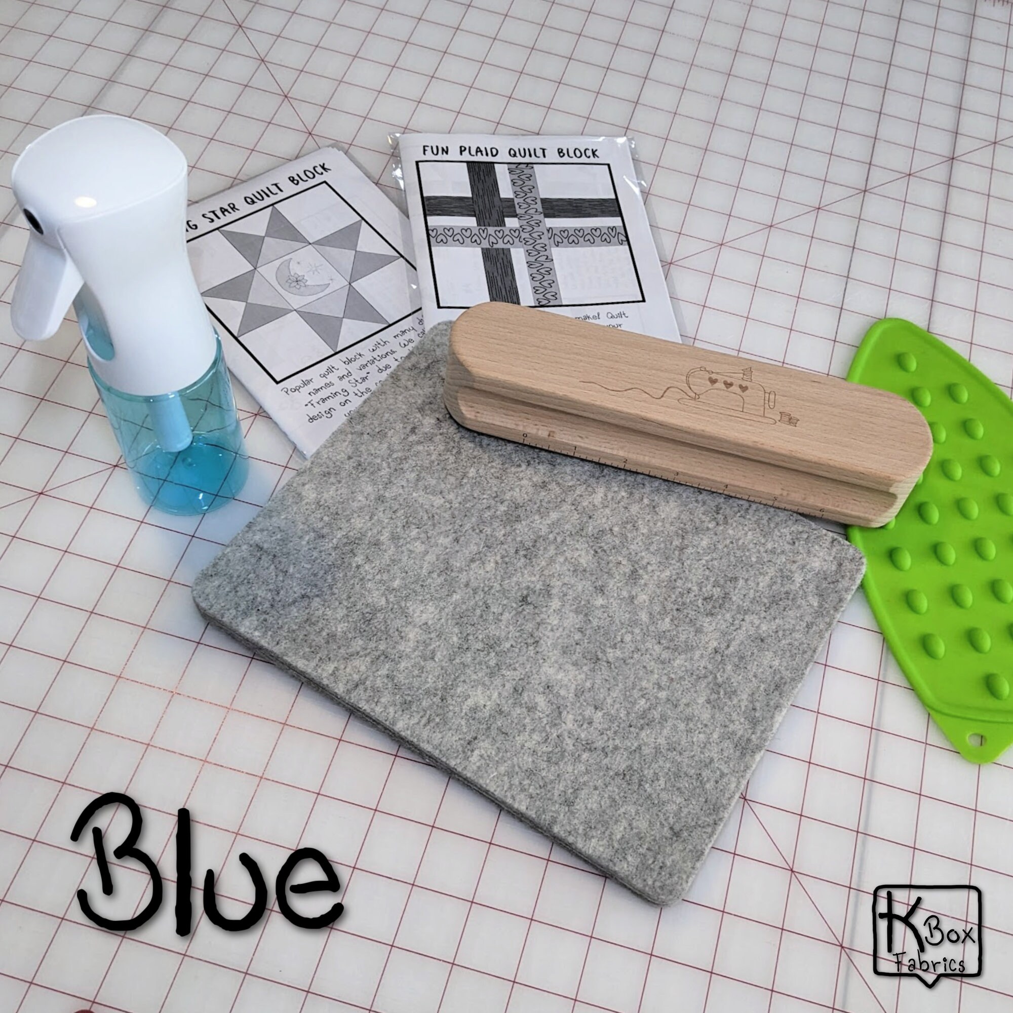 Ironing Kit Quilters Wool Pressing Mat, Silicone Ironing Pad, Hardwood ...