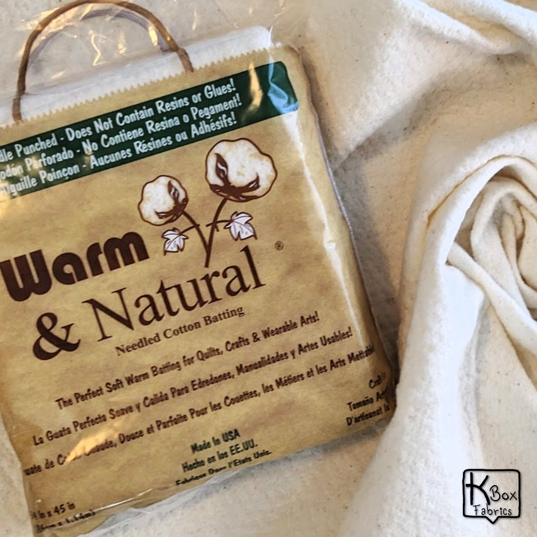 Batting Cotton Craft Size Warm & Natural Needle Cotton Wadding ...