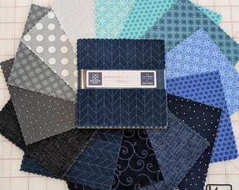 5 Inch Charm Pack Colorful Rainbow Blenders Kimberbell Basics Bright ...