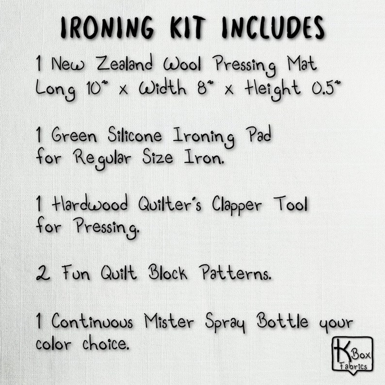 Ironing Kit Quilters Wool Pressing Mat, Silicone Ironing Pad, Hardwood ...